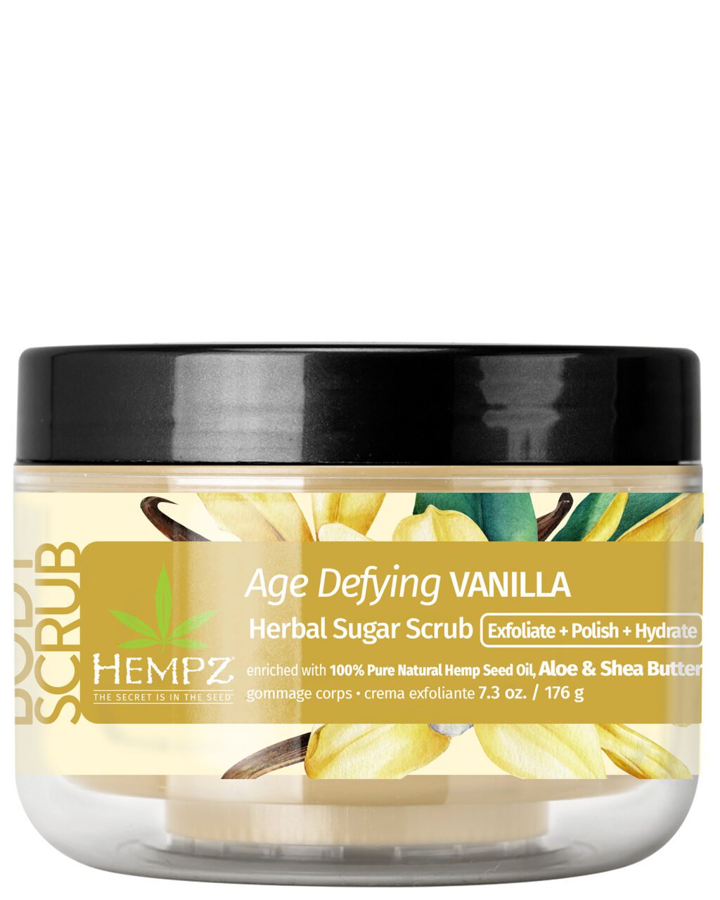 Hempz Vanilla Age Defying Herbal Body Scrub - Tan International Corporation